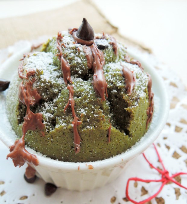 榛果巧克力抹茶杯子蛋糕 Nutella Matcha Cupcake - 愛料理生活誌