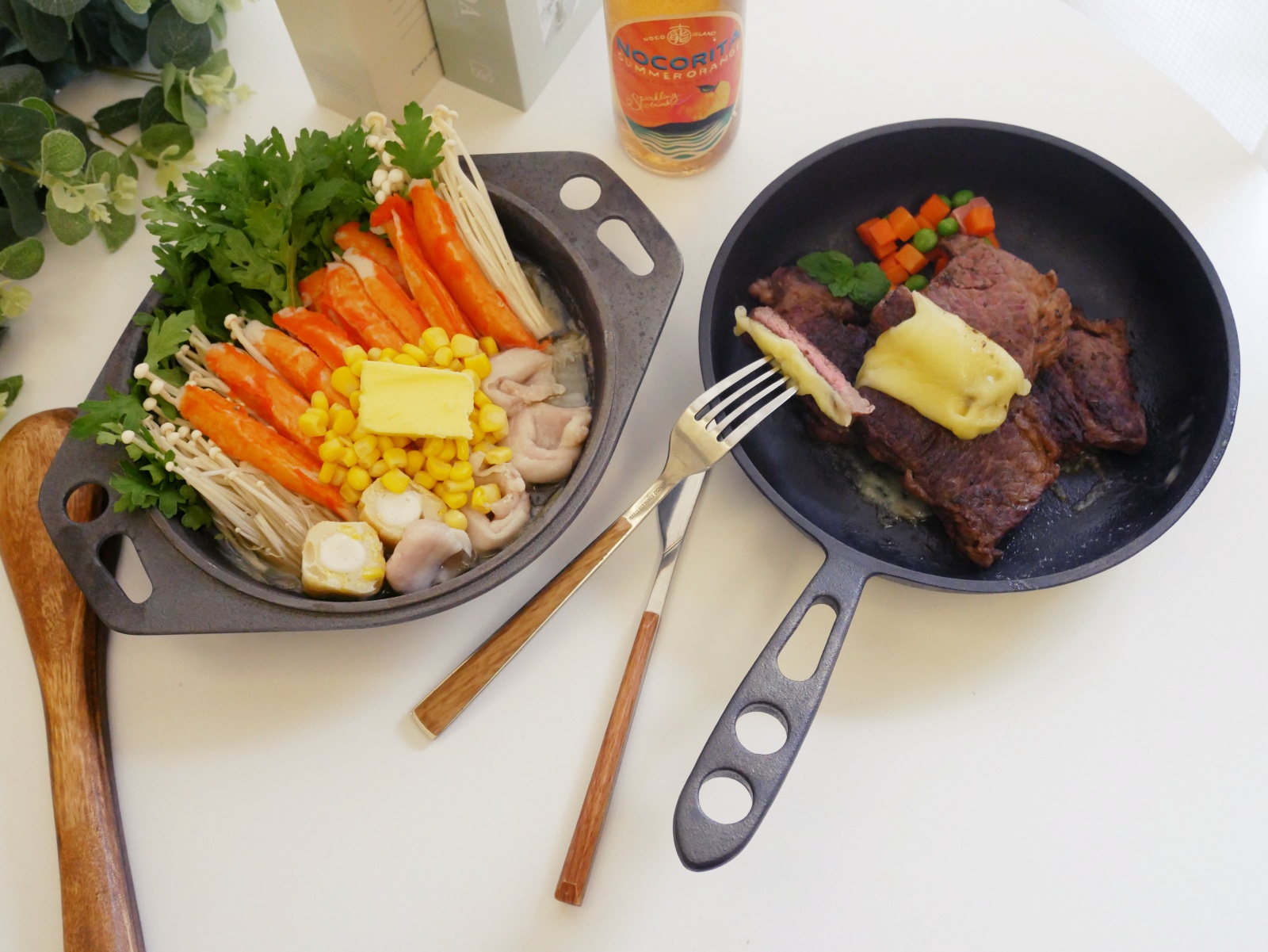 來自日本「Omoi Multi Pan 多用途無塗層鑄鐵鍋 」家用、露營都好上手！！ - 愛料理生活誌